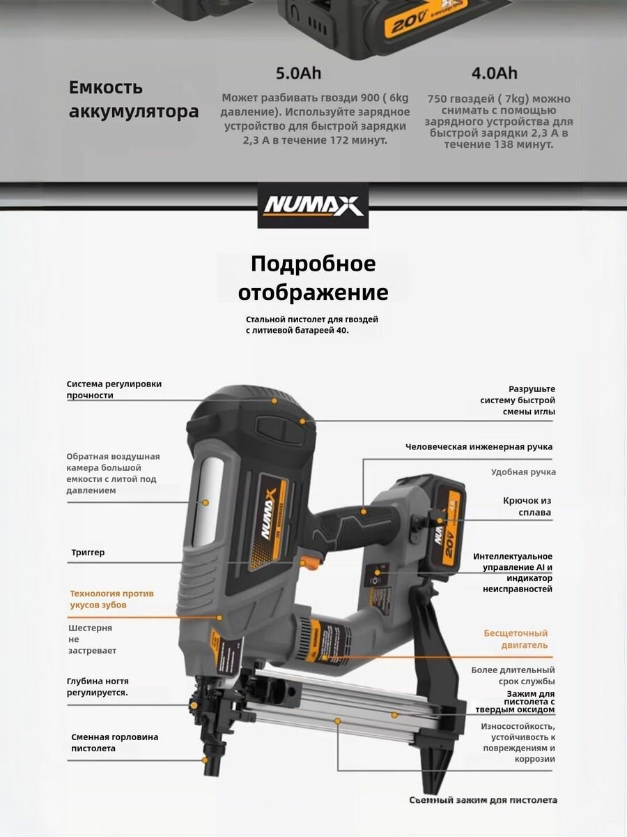 Степлер строительный — фото 1