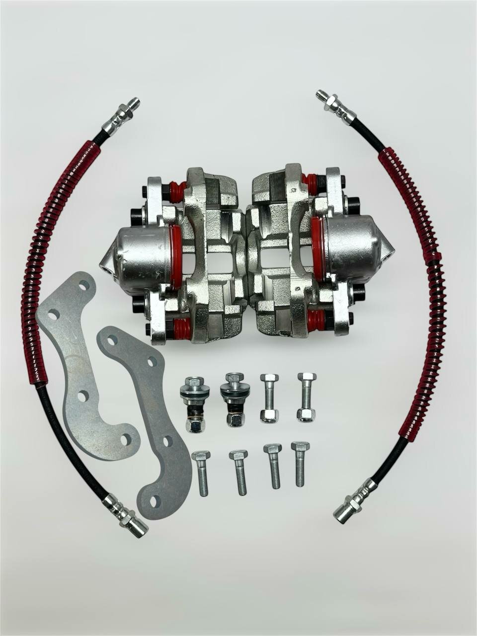 Комплект суппортов 2108 на Лада Ниву, силиконовые пыльники + защита шланга Chevrolet Niva, 2121-2123