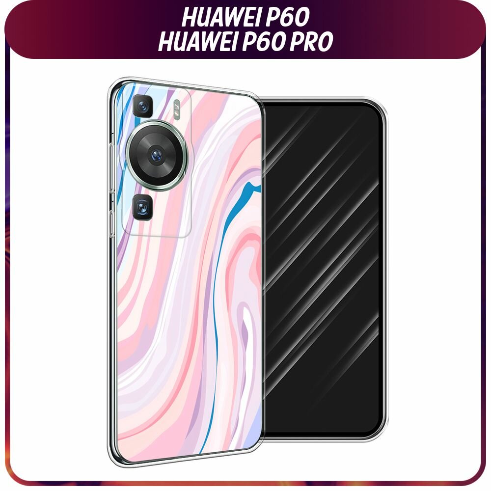 Чехол на Huawei P60/P60 Pro / Хуавей P60/P60 Про с принтом Слои краски