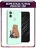 Чехол на Xiaomi Redmi A1+/Redmi A2+/Poco C51/C50 / Редми A1+ с принтом "Медведь ...