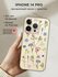 Чехол на Apple iPhone 14 Pro / Айфон 14 Про с принтом "Гербарий из полевых цвето...