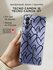 Чехол на Tecno Camon 18/18T / Текно Камон 18/18T с принтом "Hearts doodle black ...
