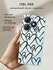 Чехол на Itel P55 / Ител Р55 с принтом "Hearts doodle black 1"