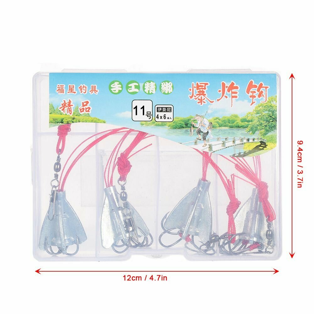 4 шт. рыболовные крючки 6 в 1 из углеродистой стали с защитой от подвешивания, крючки для ловли карпа с грузилом 9# 10# 11# 12# 13#