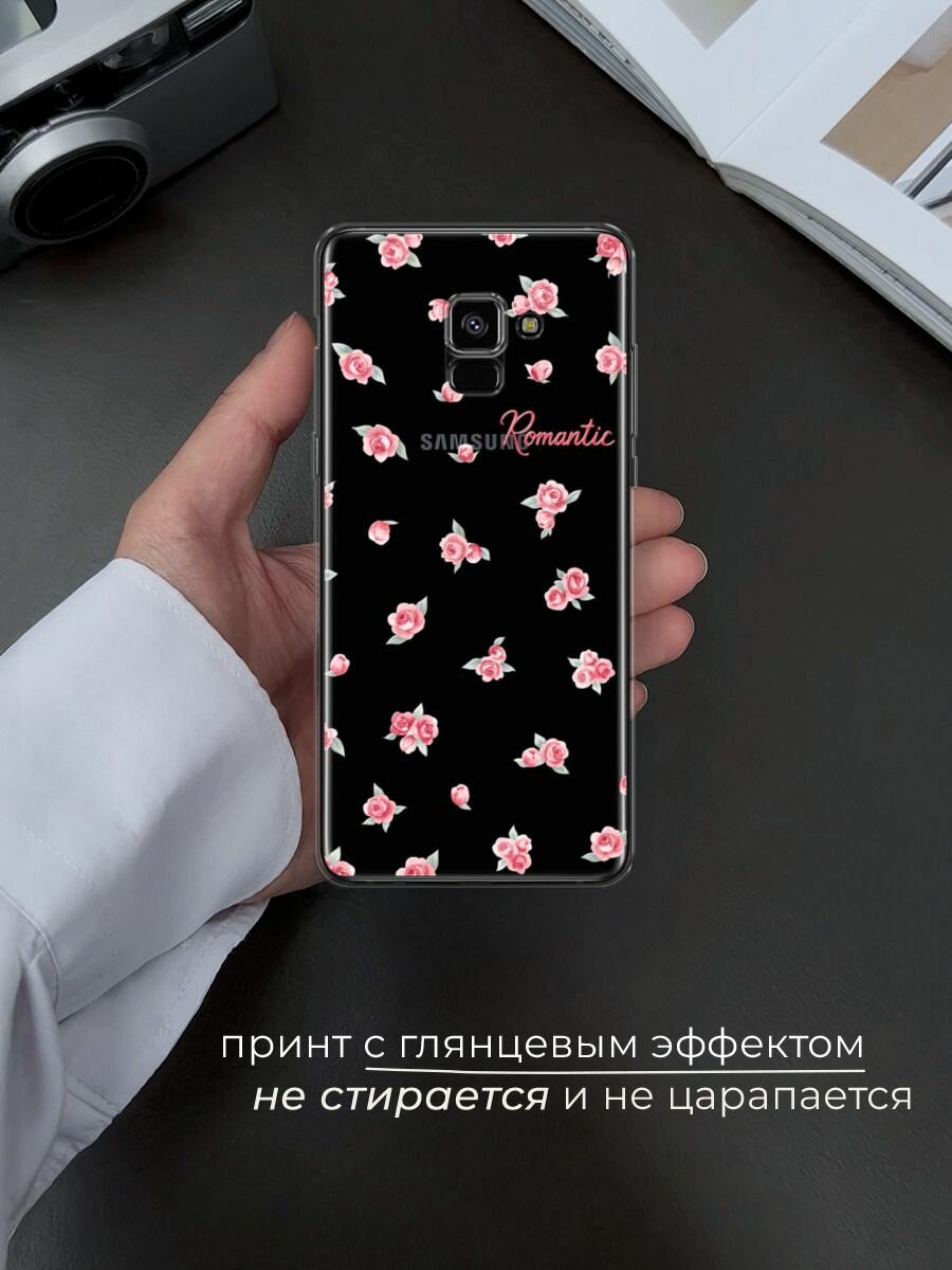 Чехол на Samsung Galaxy A8 + / Самсунг Галакси А8 Плюс 2018 с принтом "Romantic 3" — фото 1