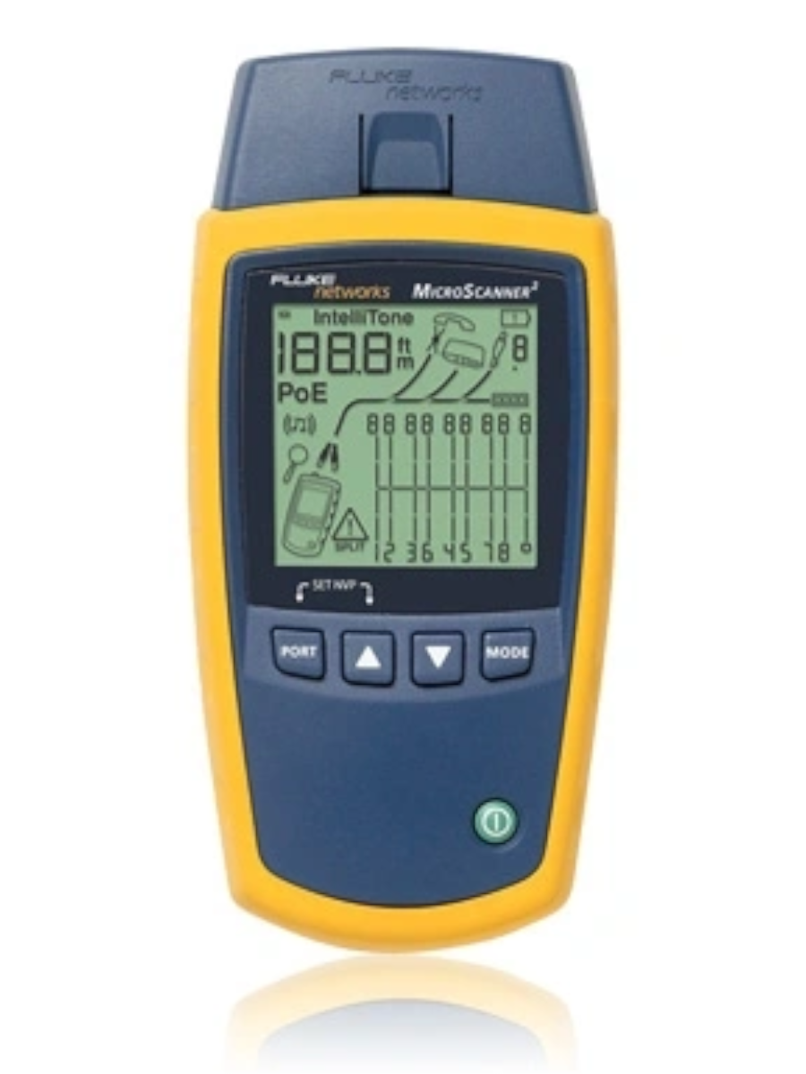 Кабельный тестер FLUKE MS2-KIT, с функцией MicroScanner2, в комплекте