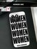 Силиконовый чехол на Honor X8c / Хонор X8c с принтом Women black