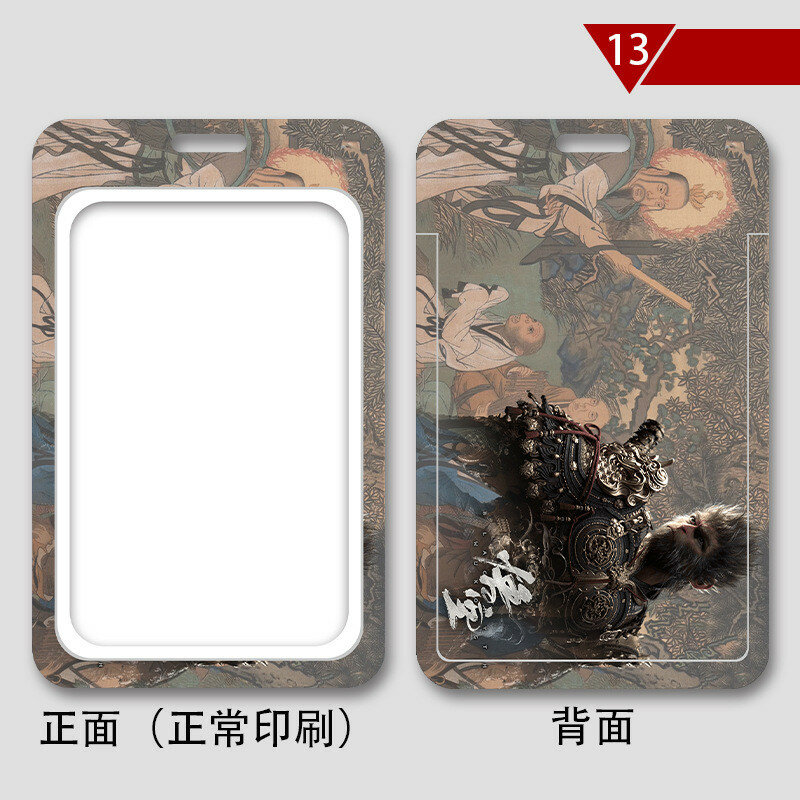 Держатель для игровых карт черный миф укун дизайн для студенческого билета пропуска и обеденных карт стиль 13
