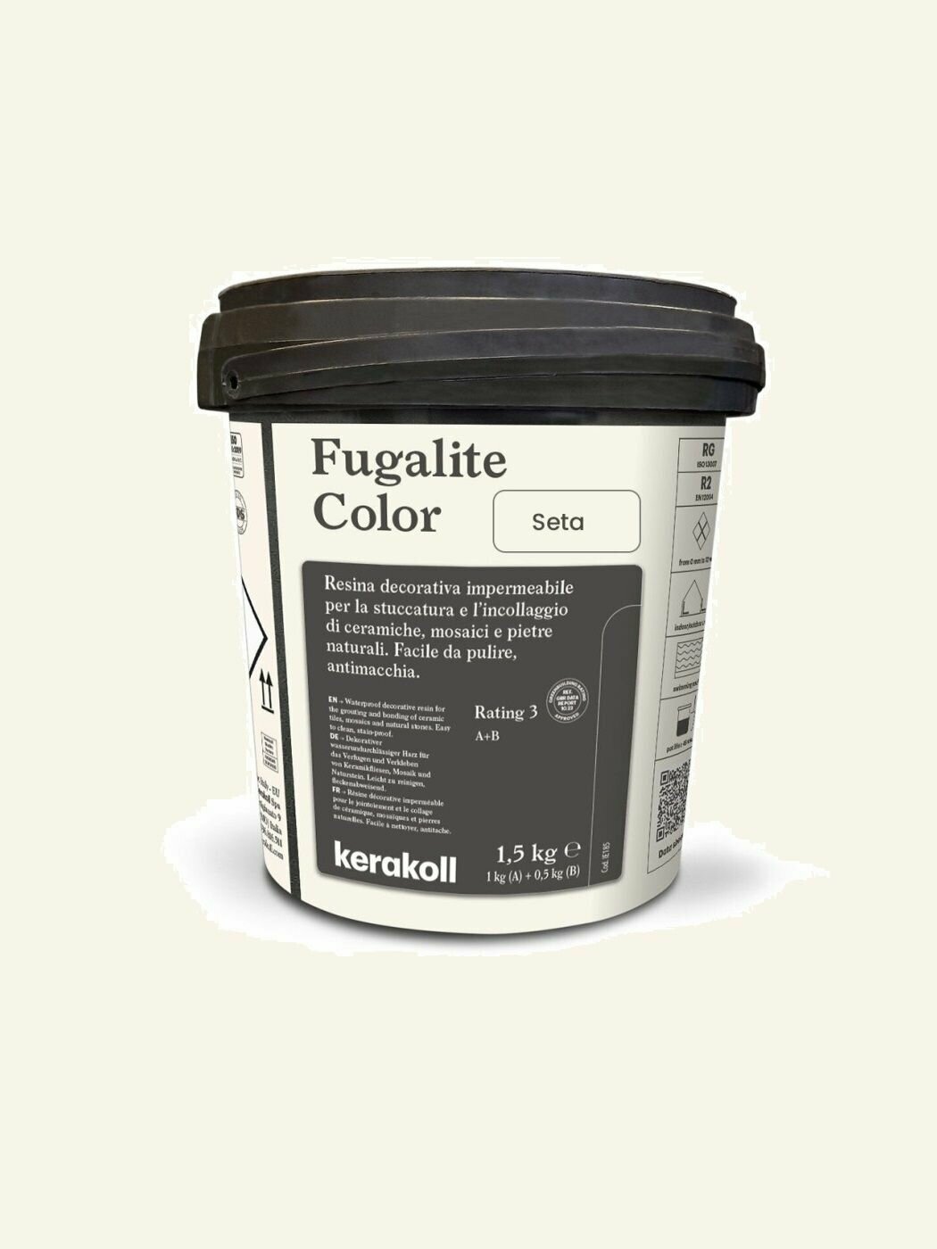 Затирка двухкомпонентная Kerakoll Fugalite Color (1,5кг) Seta