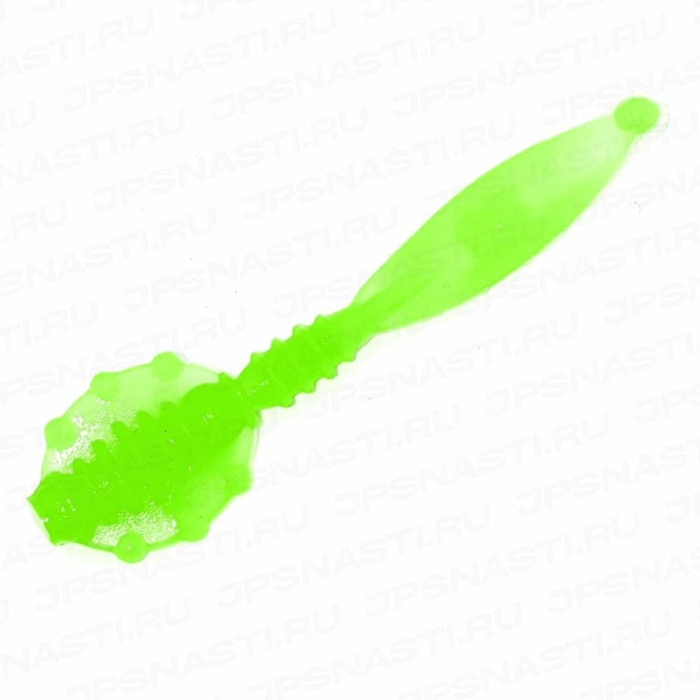 Силиконовые приманки на форель Boroda Baits Raptor Junior, шартрез, сыр / Форелевые приманки Борода Бэйтс