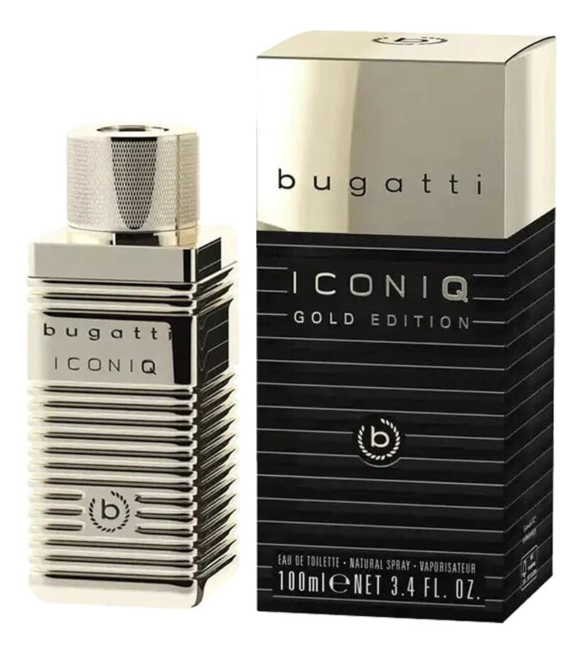 Bugatti Туалетная вода BUGATTI ICONIQ GOLD древесно-фруктовый аромат 100 мл