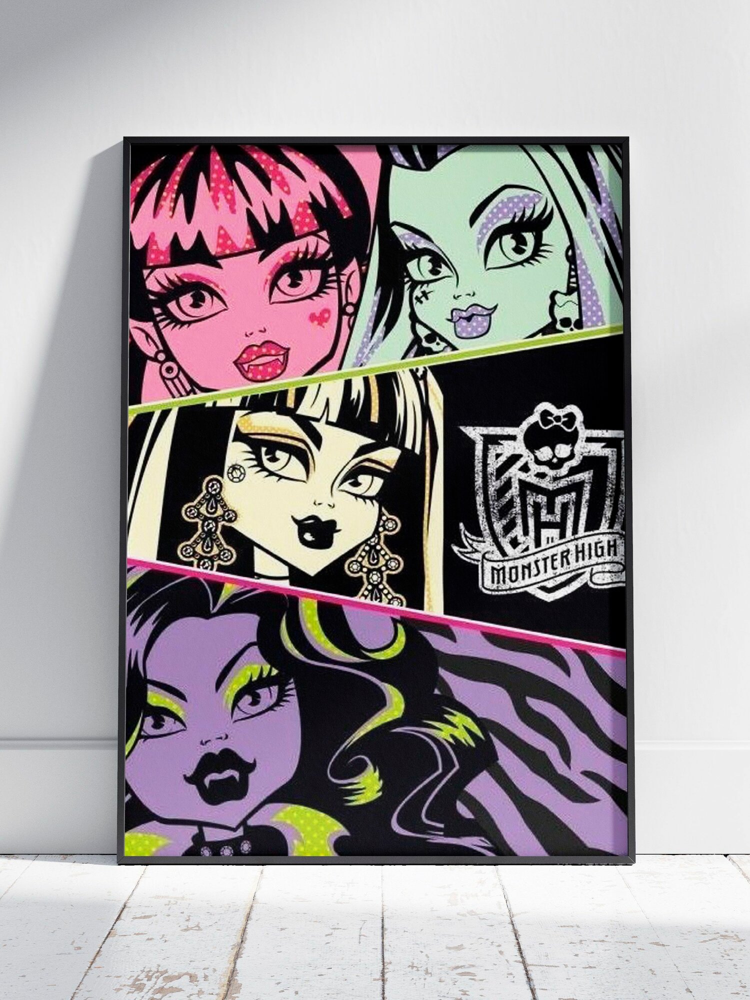 Плакат на стену для интерьера Monster High (Монстер Хай 9) - Постер по куклам и моде формата A3 (30x42 см)