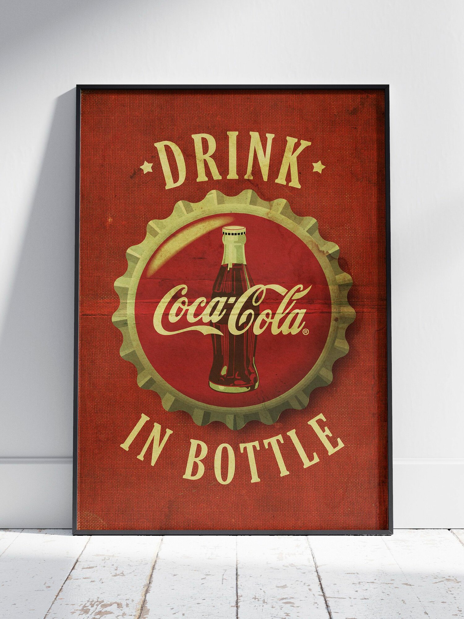 Плакат на стену для интерьера Бренды (Кока Кола - Coca Cola 8) - Постер по моде и одежде формата A3 (30x42 см)