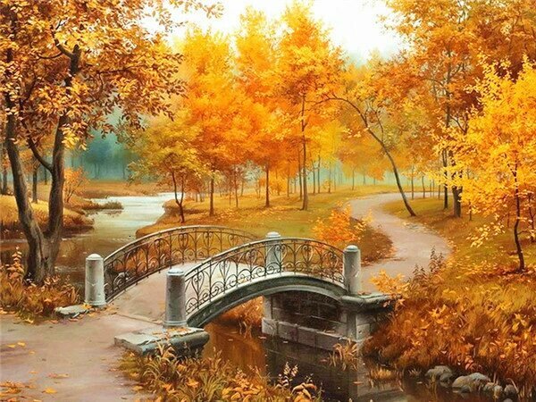 Алмазная живопись Huacan Пейзаж Full Square 20X30cm, 7225