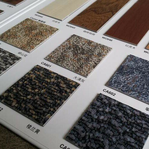 ПВХ-плиты Amstrong Weiniu с каменным пластиком, имитирующие древесину, износостойкие, для торговых центров, школ и отелей