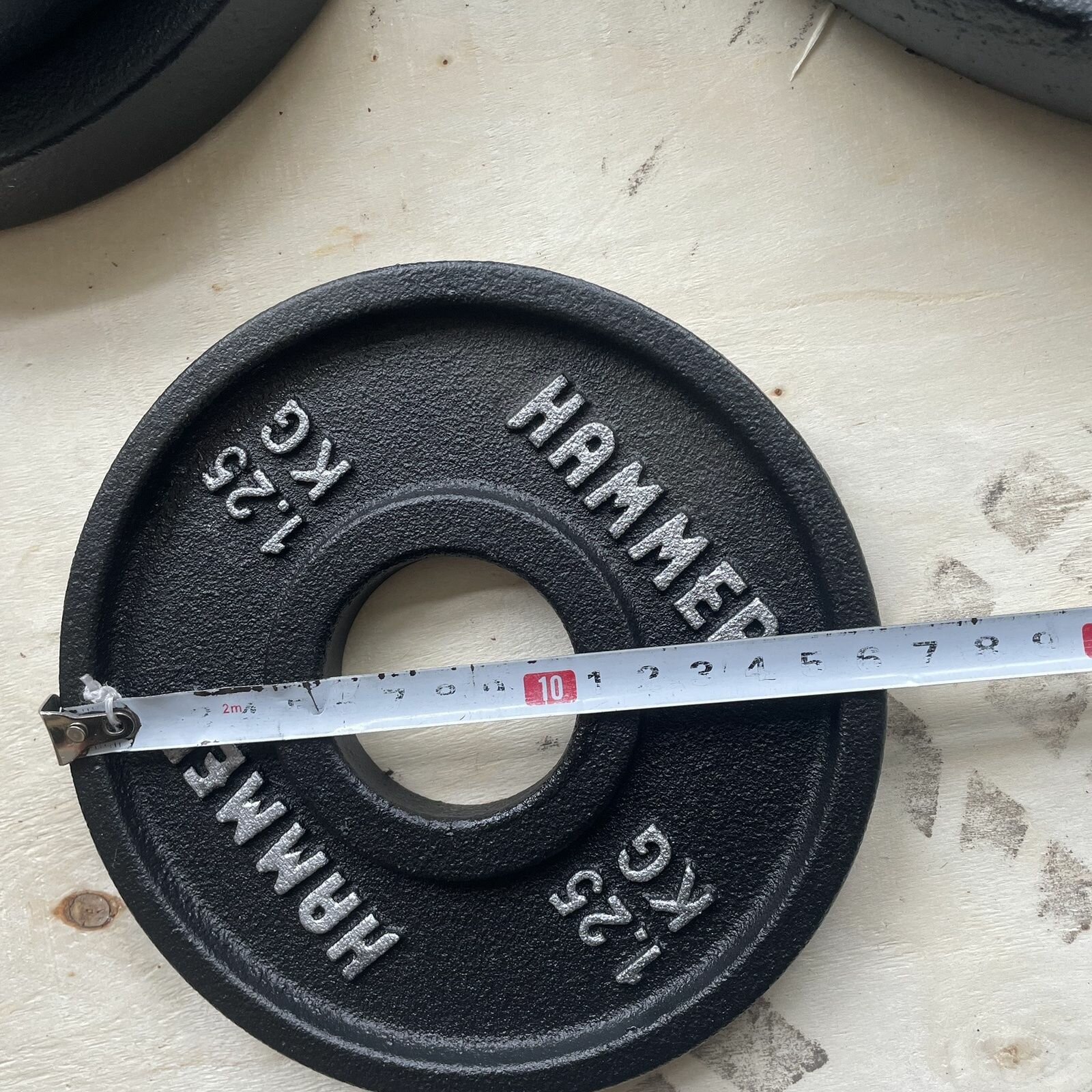 Распродажа: Мужские чугунные блины для штанги с семью отверстиями, большие отверстия, 5cm