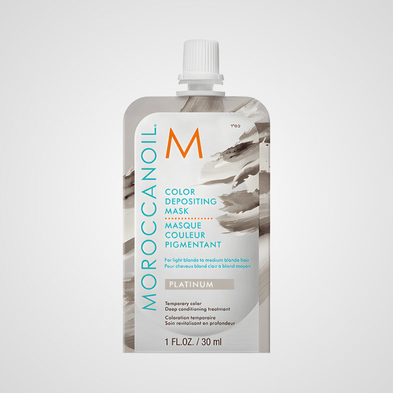 Маска тонирующая Platinum 30 мл MOROCCANOIL COLOR DEPOSITING MASK PLATINUM Маска 30 мл
