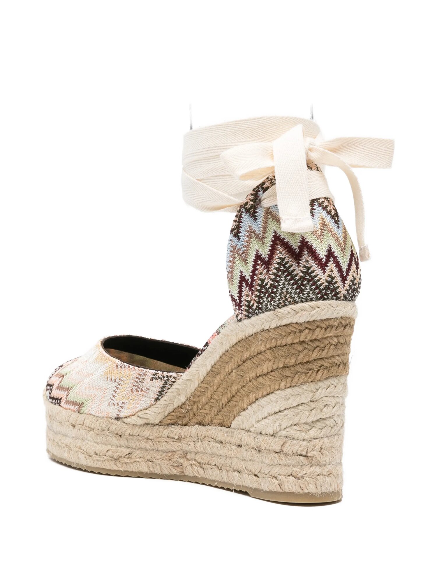 Эспадрильи Missoni Zigzag-pattern tie espadrilles, размер 40, разноцветный — фото 1