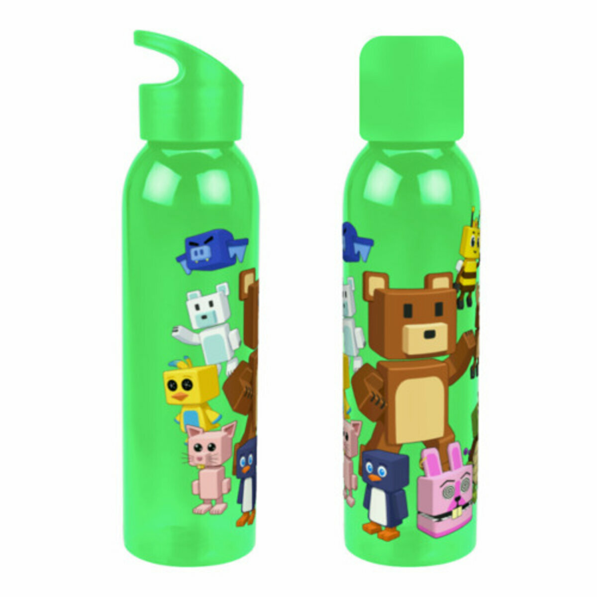 Бутылка для воды «super bear adventure игрушки супер беар адвенчер» (зеленое яблоко)