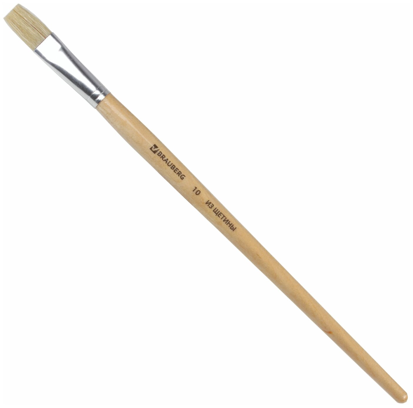Кисть Brauberg щетина плоская, №10 (200203)
