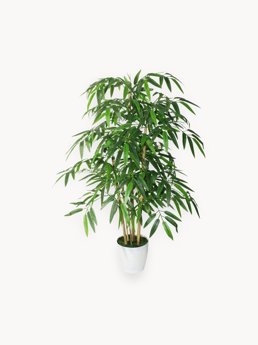 Искусственное Дерево Бамбук декоративный 90см в кашпо от ФитоПарк