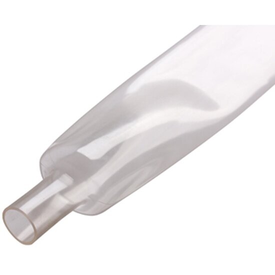 Термоусадочная трубка Rexant 25,0/12,5 мм прозрачная (упак. 10 шт. по 1 м), 22-5009