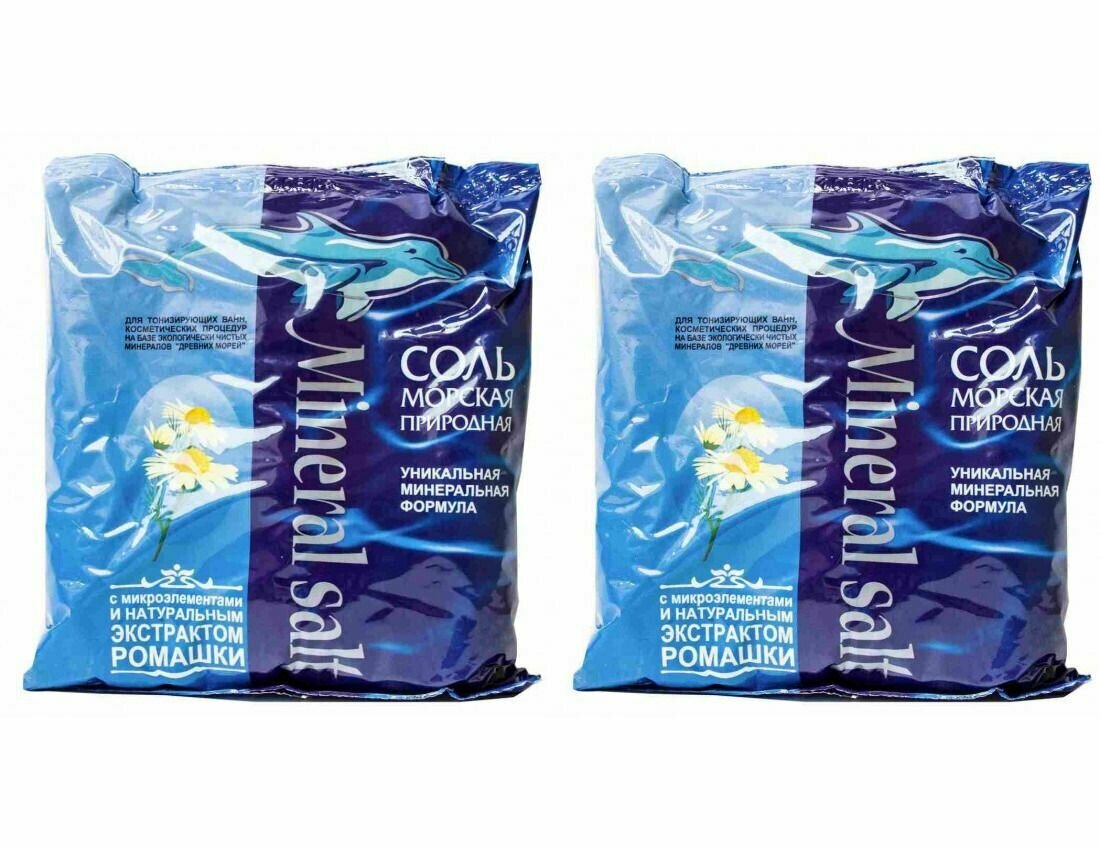 Грин пром Соль Морская ромашка 1000 г 2 шт