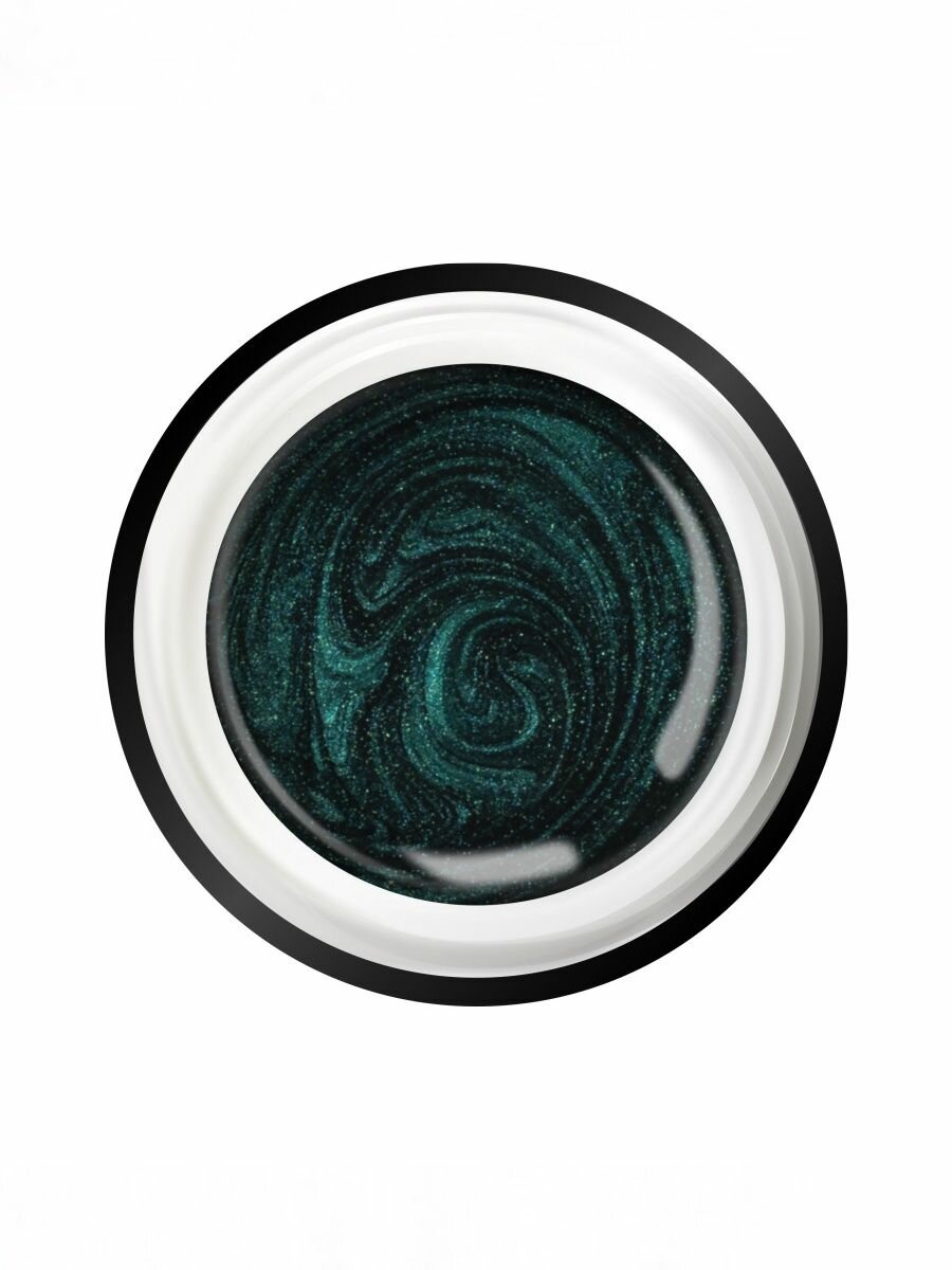 Nail Club Гель-краска с шиммером и с липким слоем GO-103 Marine