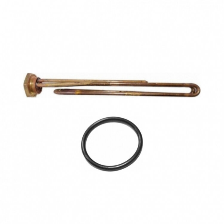 Комплект ТЭН 4кВт (4000Вт) RCT, резьбовой 42мм для Bosch, Real, Gorenje, L380мм под анод М6 + прокладка, 182311K