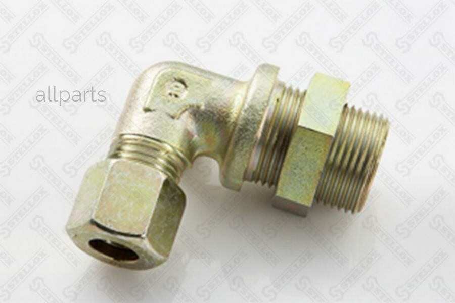 STELLOX 8521225SX фитинг угловой 90' !(м) D12-M16x25 с контргайк. L32 под ключ SW22-22\