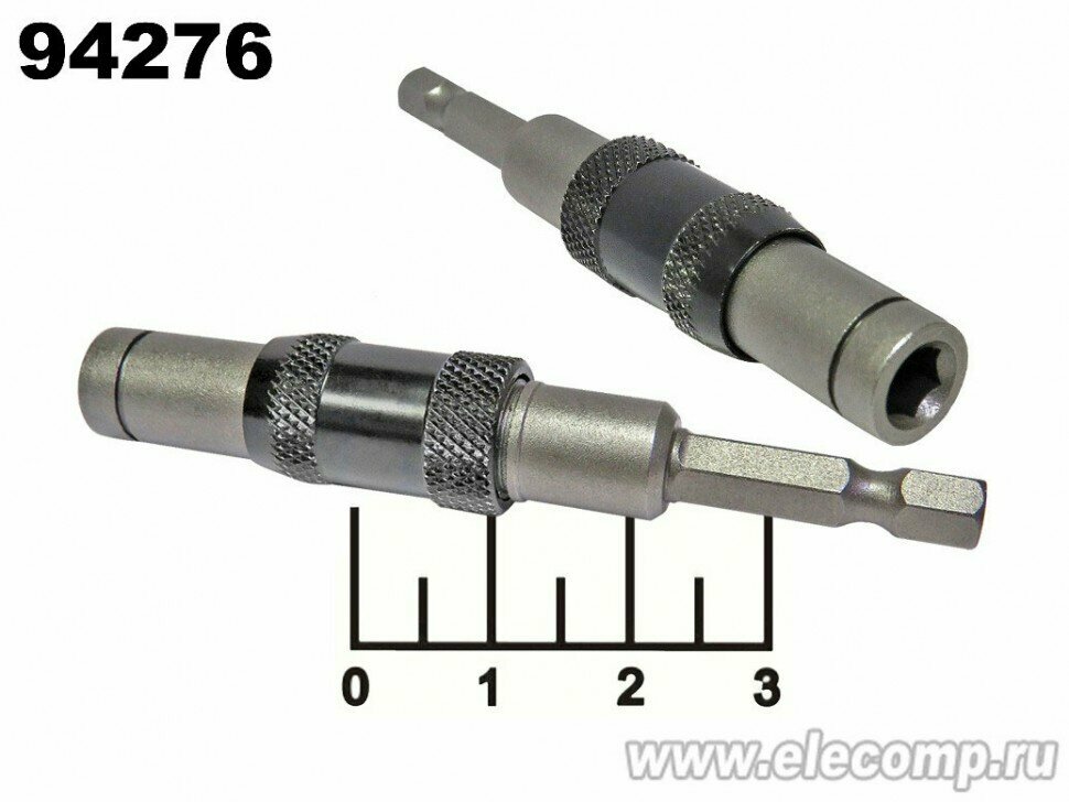 Переходник для бит 90мм угол 20 градусов с магнитом Tundra (7069403)