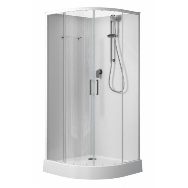 Душевая кабина Aquanet Passion EVO R white 90x90 набор 1