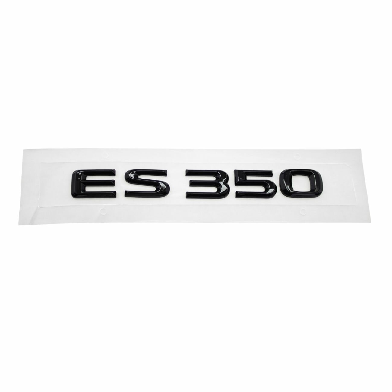 Шильдик на багажник ES350 черный глянец