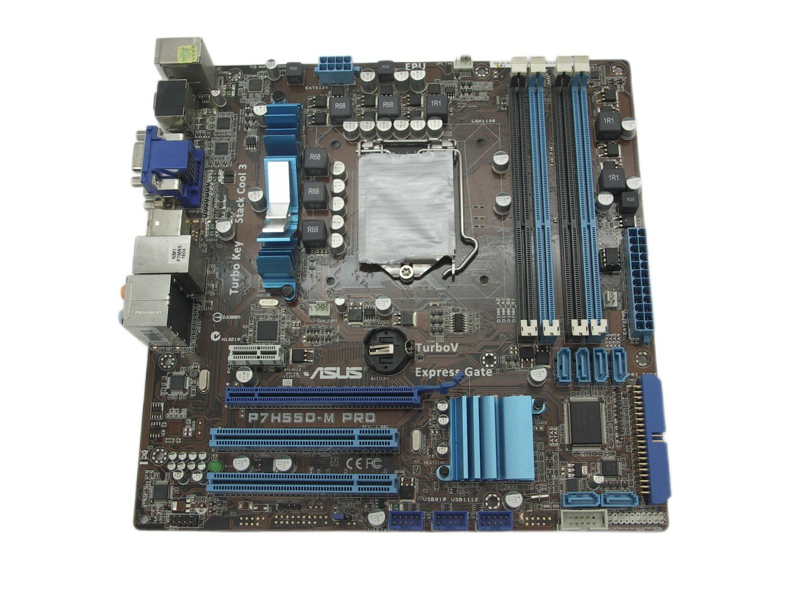 Материнская плата S-1156 ASUS P7H55D-M PRO REV. 1.00G PCI-E/4xDDR3/SVGA/DVI/HDMI/LAN/Sb/mATX