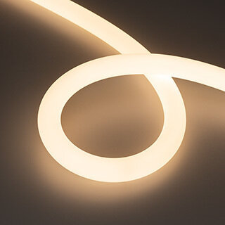 037562 Лента герметичная MOONLIGHT-TOP-A336-D25mm 48V Warm3000 360deg (12.5 W/m, IP65, 2835, 20m, wire x1) (Arlight, Вывод прямой)