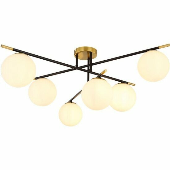 Потолочная люстра Arte Lamp Alcor A2224PL-6BK