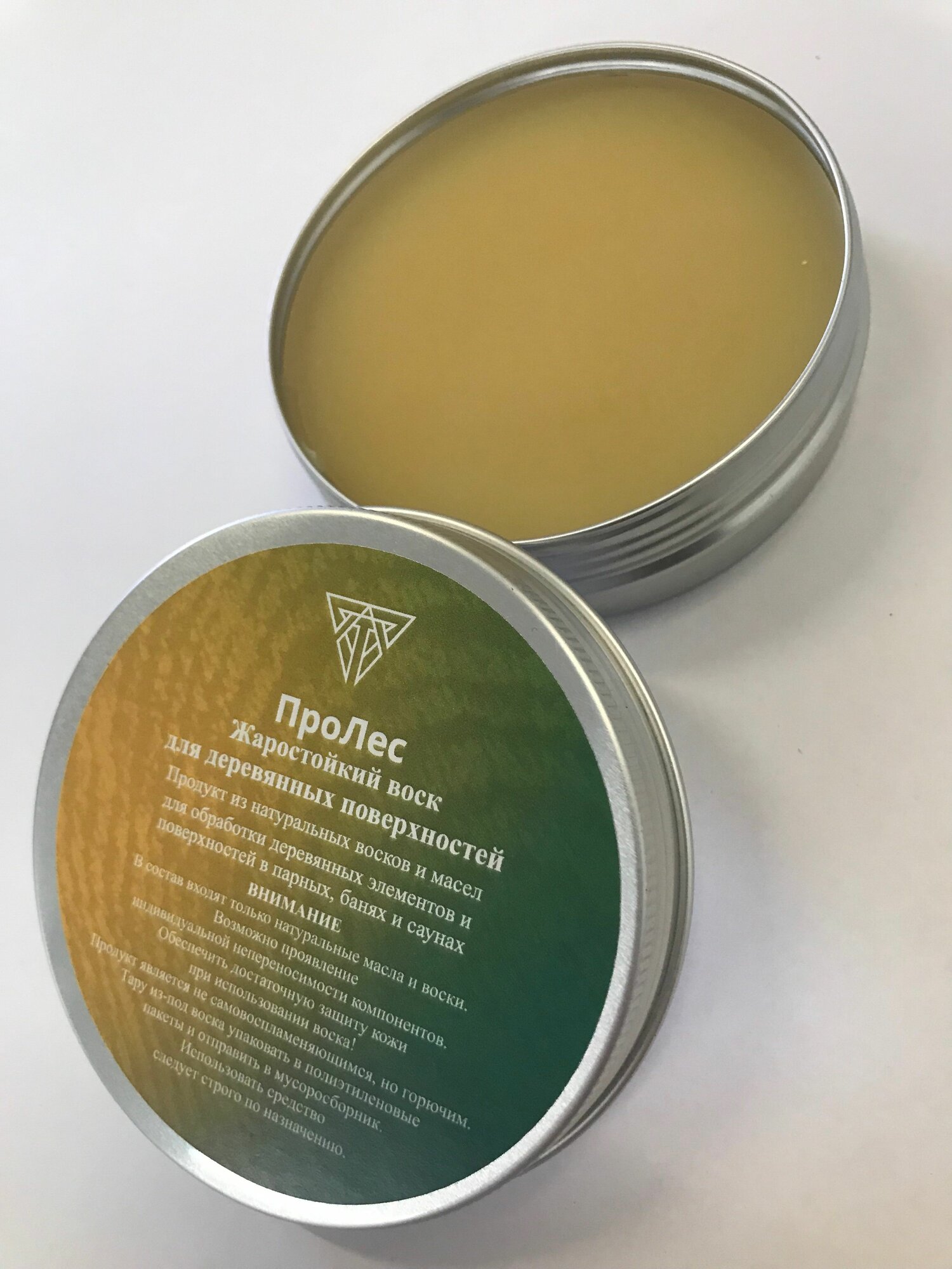 Твердый воск для бани и сауны, жаростойкий до 140 С.