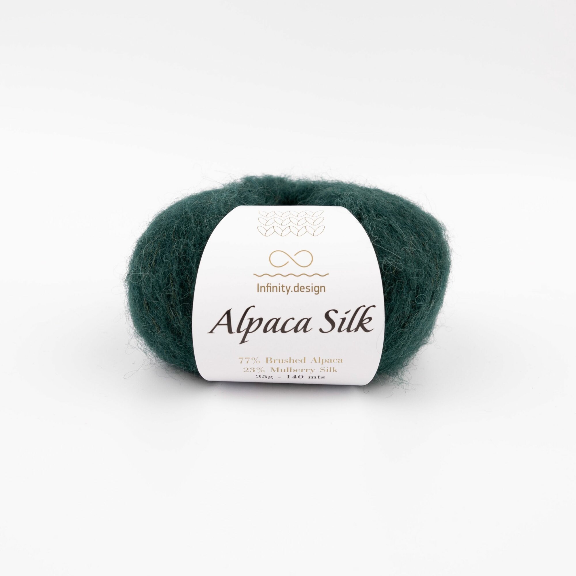 Пряжа INFINITY Alpaca Silk 8264 (1 моток), 77% альпака, 23% шелк, 25г, 140м