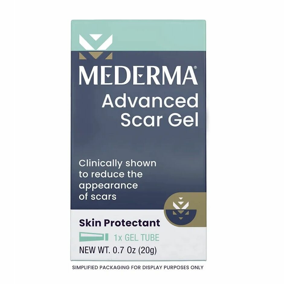 Mederma, улучшенный гель от рубцов против шрамов , постакне , растяжек (Advanced Scar Gel) 20гр