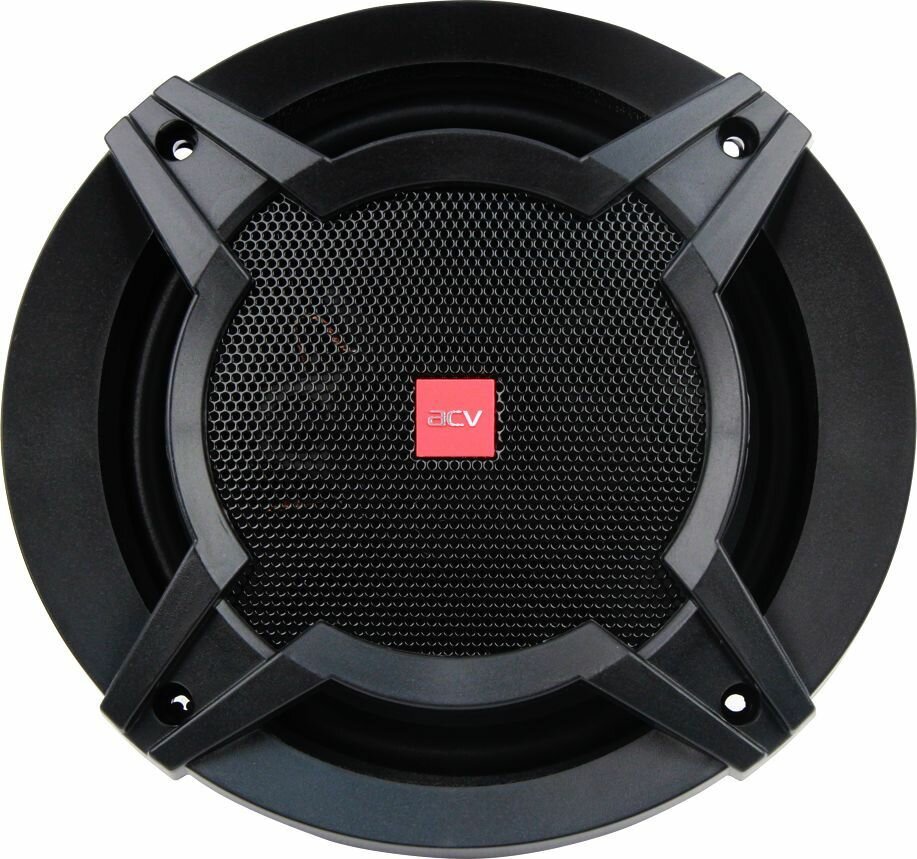 Колонки автомобильные ACV PG-623S 180 Вт, 88дБ 4Ом 16см, 6. 5 дюйм, комплект: 2 колонки коаксиальные трехполосные (38389)