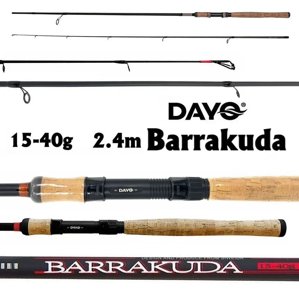 Спиннинг Dayo Barrakuda, тест 15-40гр, 2.4м