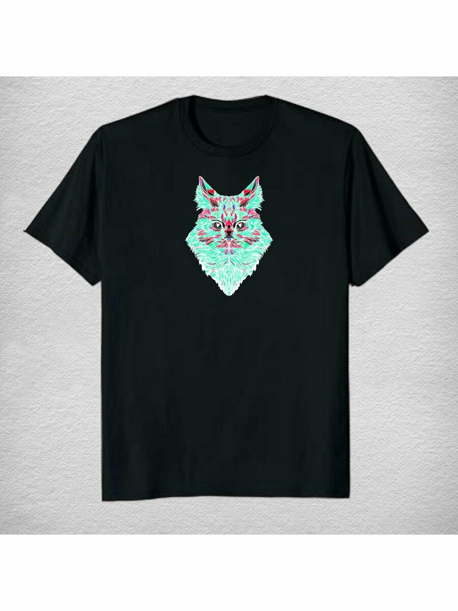 Футболка кот поп арт