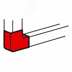 Legrand 638013 Плоский угол 100х50 METRA