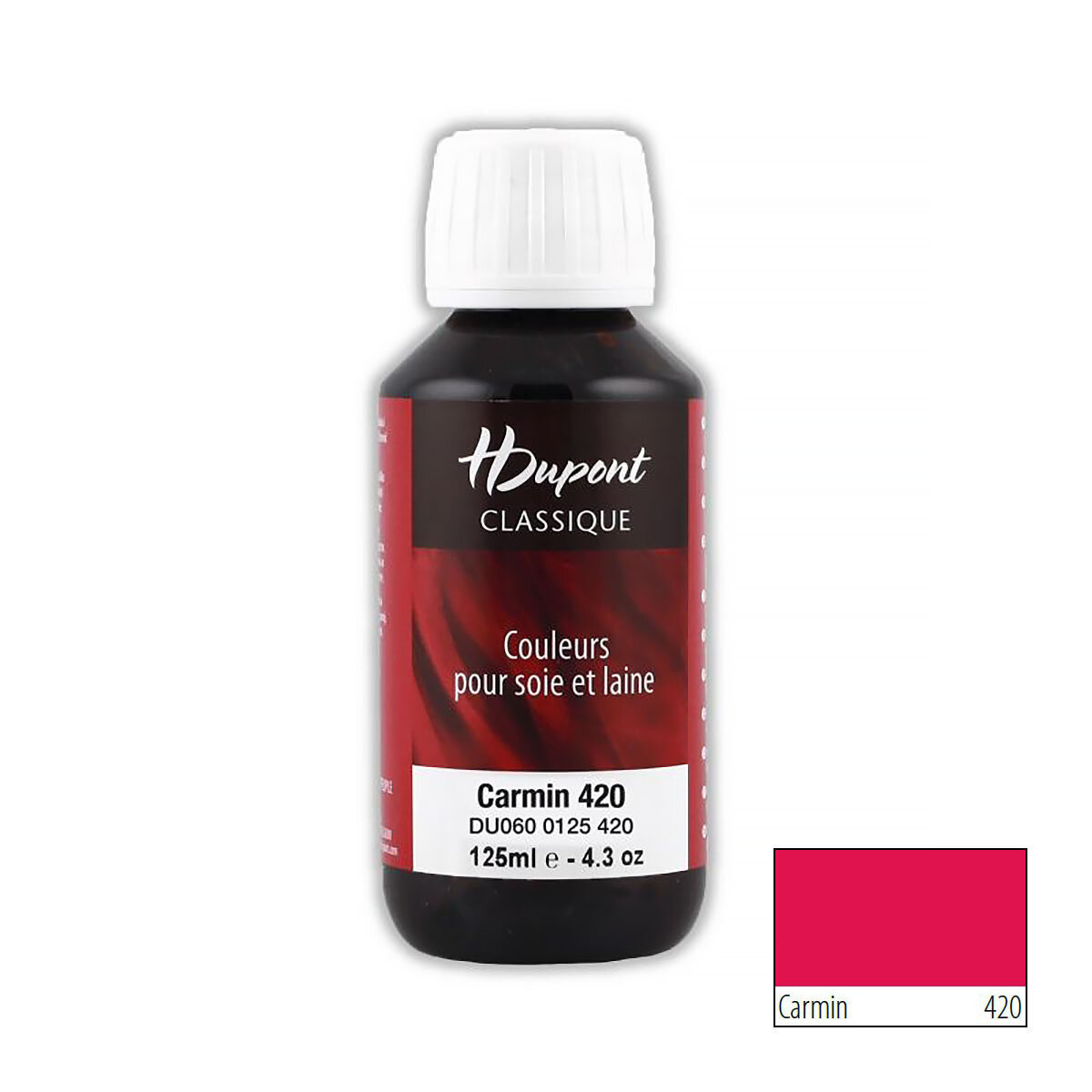 Краска для шелка H Dupont Classiс, 125мл, DU0600125 (420 карминовый)