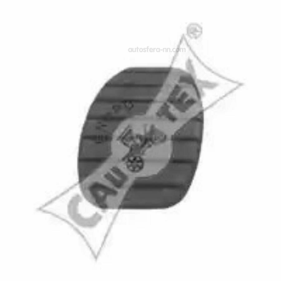 CAUTEX 020461 Накладка на педаль RENAULT Kangoo 1.6 16V 01-