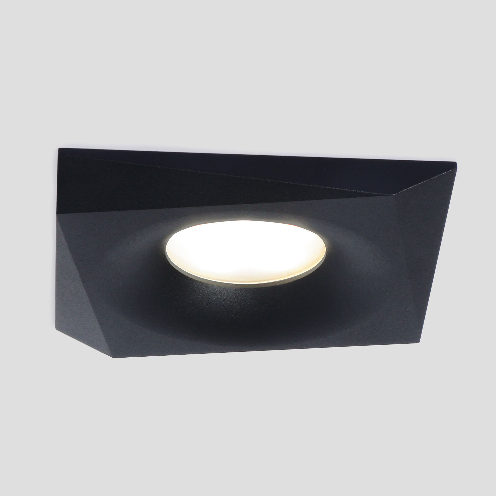 Встраиваемый точечный светильник Elektrostandard Margin 119 MR16, GU10, 50 Вт, цвет черный