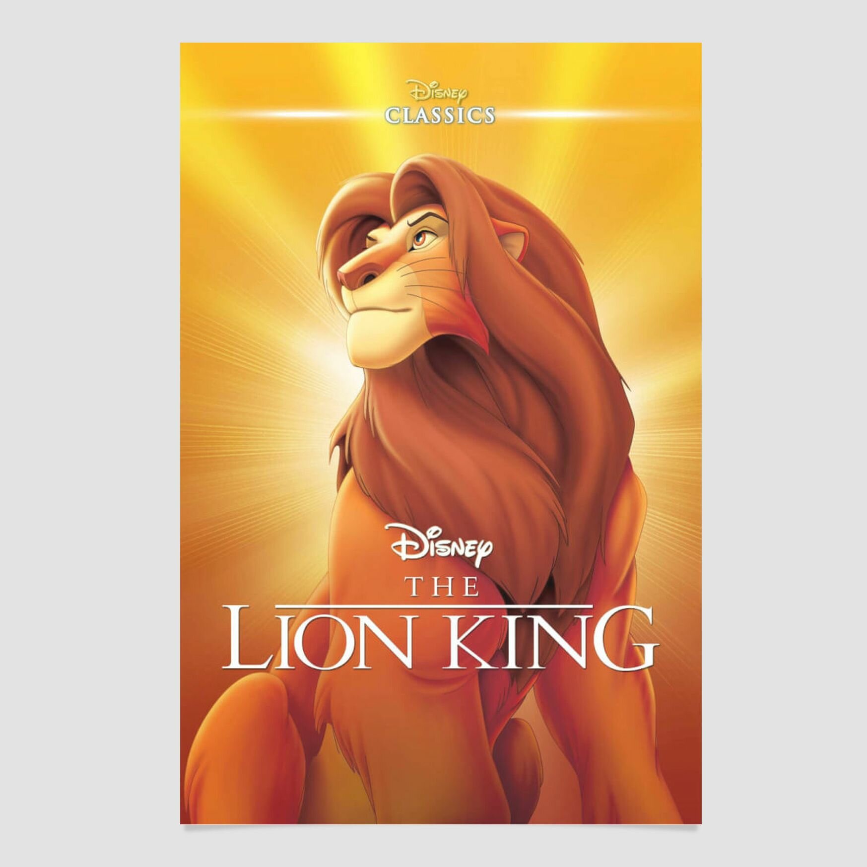 Постер (плакат) по мультфильму Дисней Король Лев 40x60 см. от Poster4me