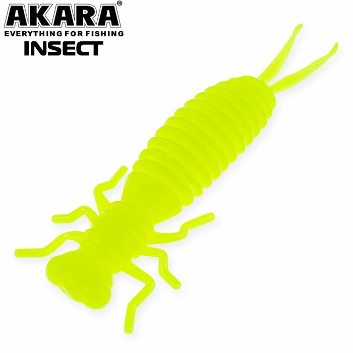 Силиконовая приманка Твистер Eatable Insect 50мм, 5 шт. №04Y