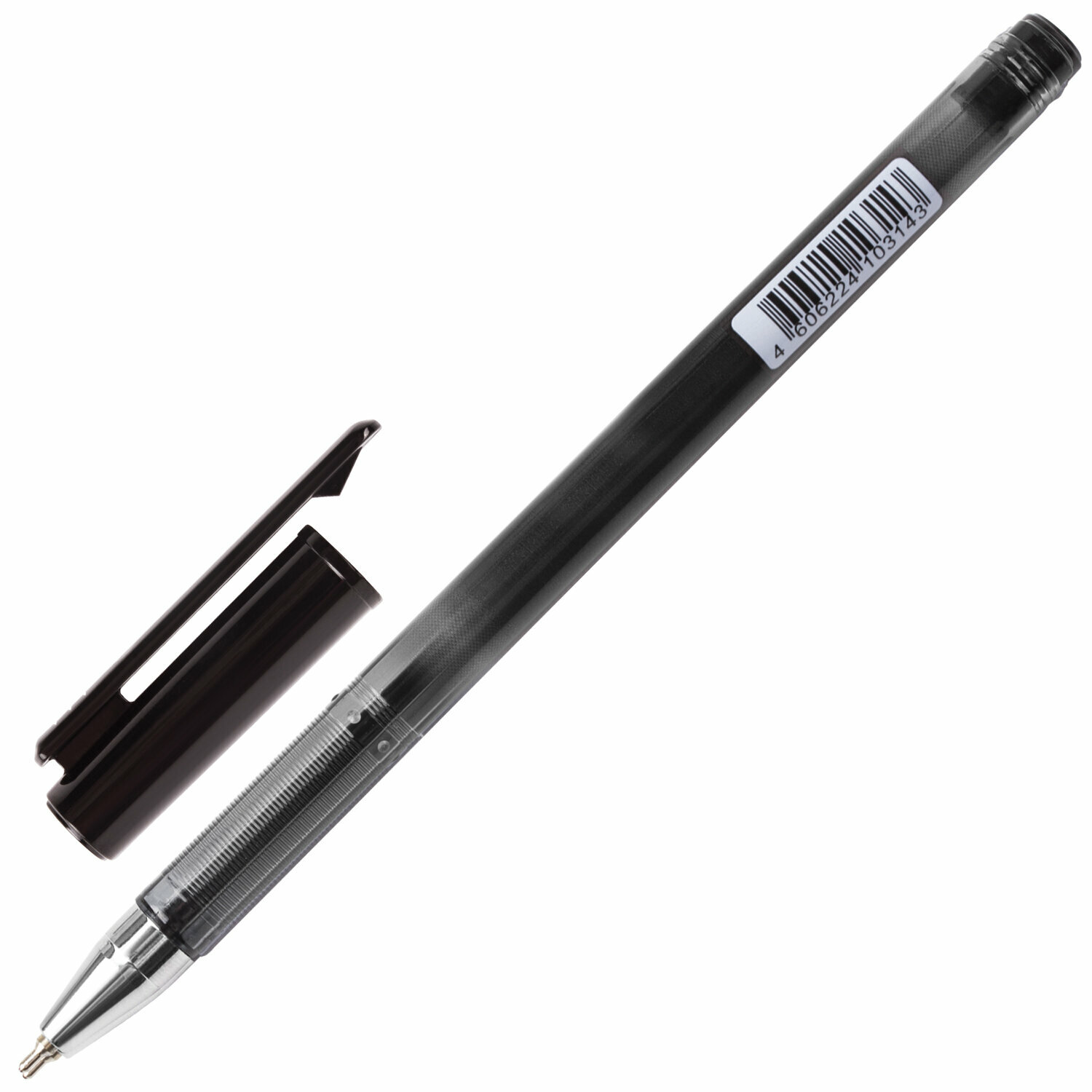 Упаковка 24 шт. Ручка шариковая масляная BRAUBERG "Profi-Oil", черная, корпус с печатью, узел 0,7 мм, линия письма 0,35 мм, 141633