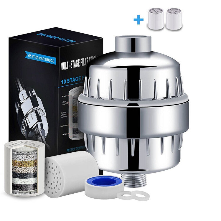 ⭐ Кросс-бордерная электронная коммерция 10-25 слоев 24-ступенчатый фильтр для душа очиститель воды фильтр для душа ⭐